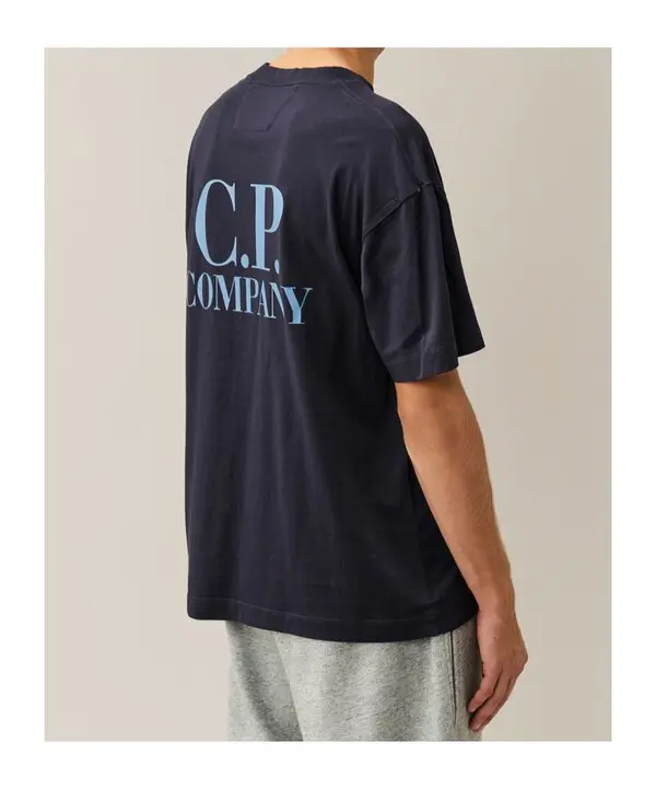 C.P. COMPANY Logo Printed Crewneck T-shirt