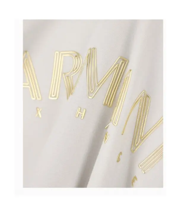 Armani Exchange Sweatshirt In Stretch Viscose Scuba - Light Brown