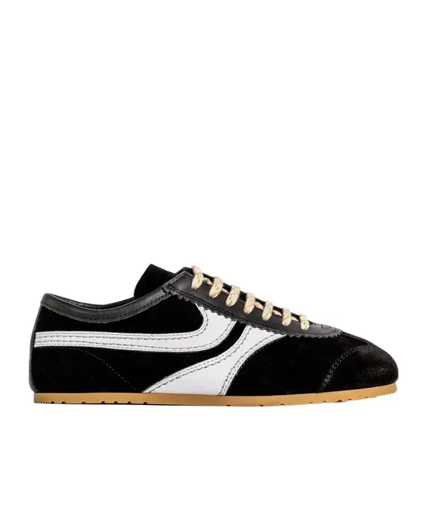 Dries Van Noten Retro Panelled Low-top Sneakers