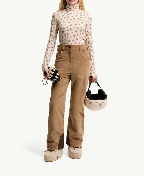 Moncler Floral Print Turtleneck