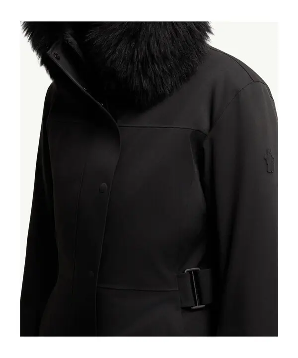 Moncler Loira Belted Hooded Performance Jacket
