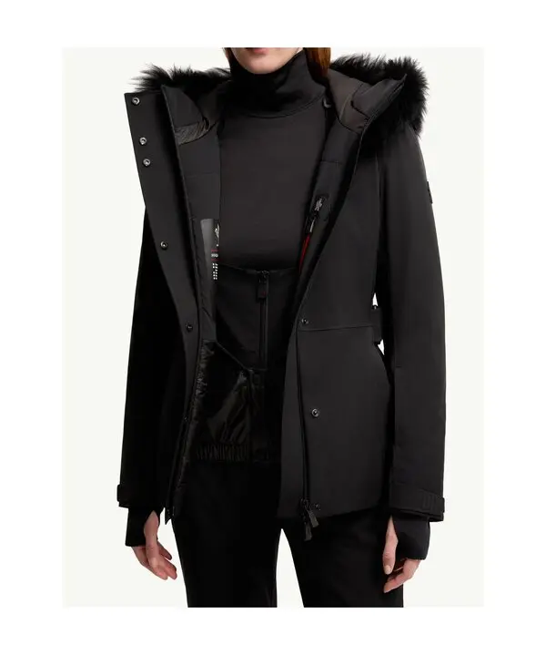 Moncler Fur-trim High Performance Jacket