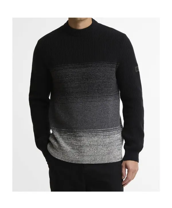 Barbour Gradient Rib Crew Neck Sweater