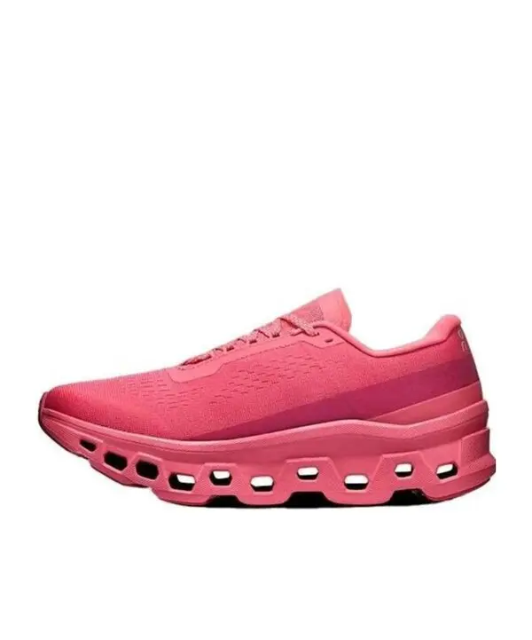 On Cloudmonster 1 Cushioned Running Shoes - Pink