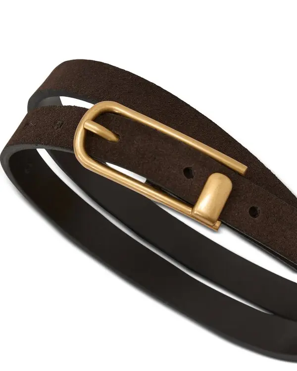 REISS Iris Suede Belt