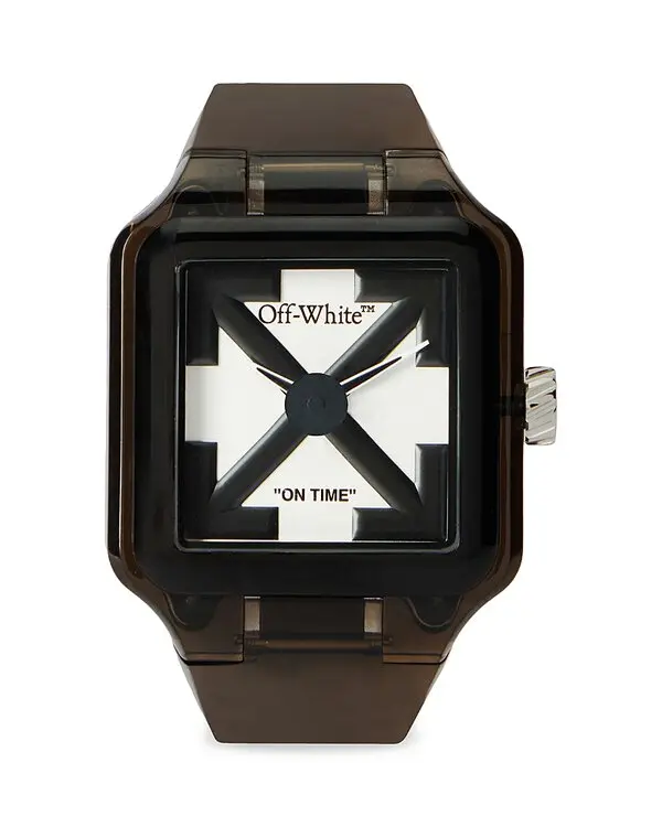 Off-White Proto 01 Watch, 38mm X 45mm - Black