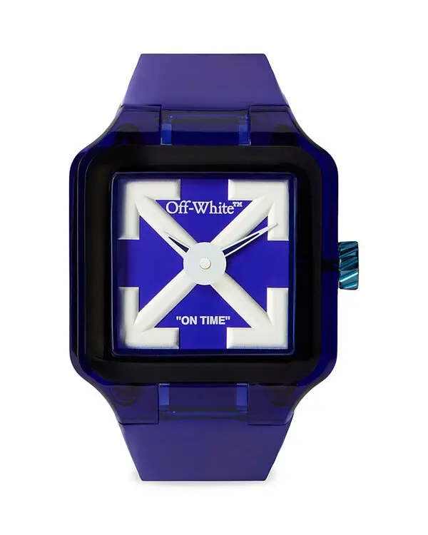 Off-White Proto 01 Watch, 38mm X 45mm - Blue