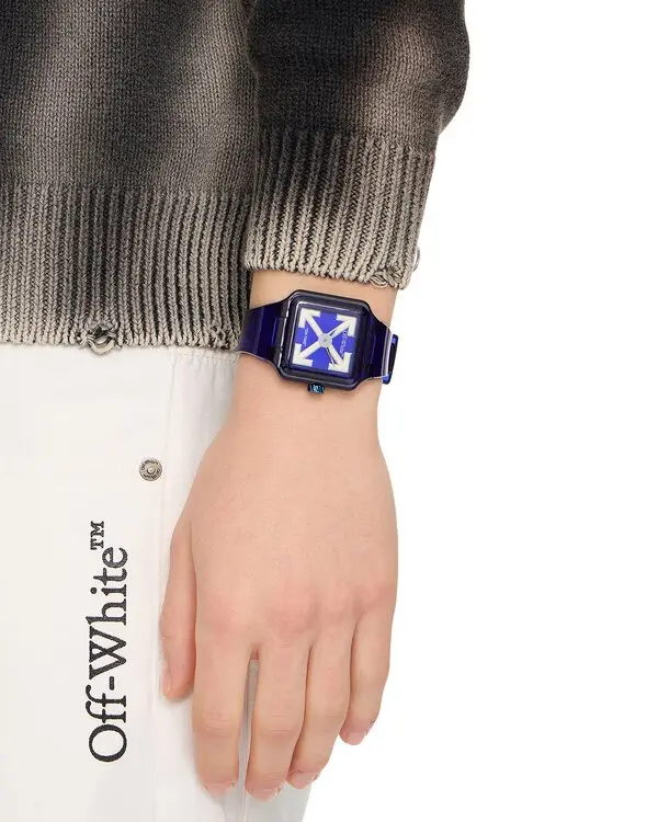 Off-White Proto 01 Watch, 38mm X 45mm - Blue