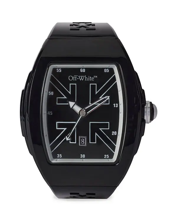 Off-White Beat Watch, 45mm X 52mm - Black