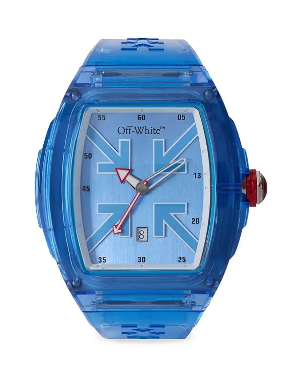 Off-White Beat Watch, 45mm X 52mm - Blue