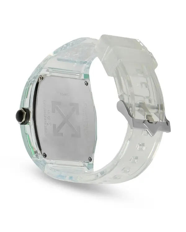 Off-White Beat Watch, 45mm X 52mm - Transparent/green