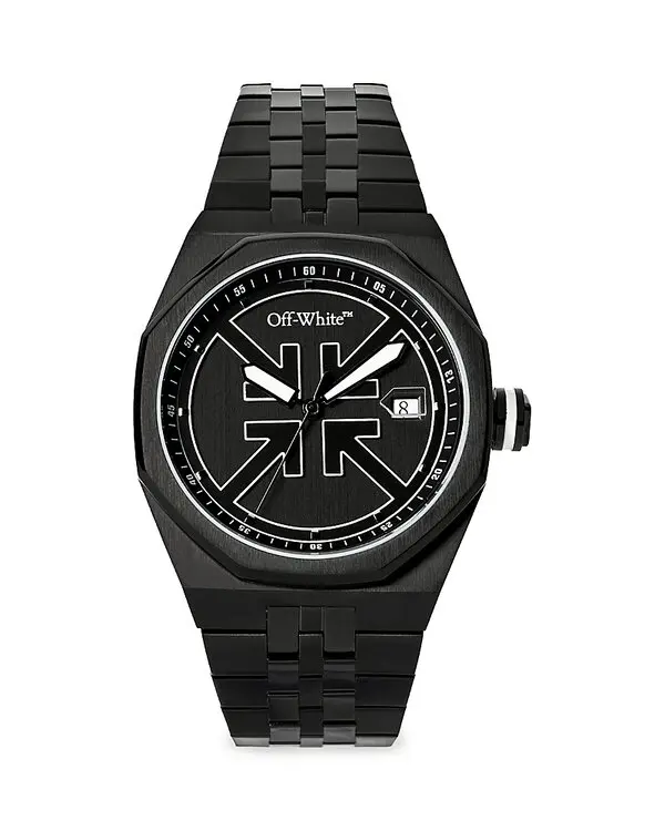 Off-White No Grid Watch, 39mm - Black
