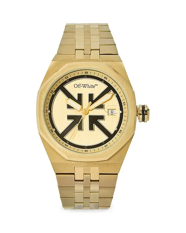 Off-White No Grid Watch, 39mm - Gold
