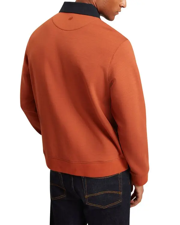 Ted Baker London Jarrad Long Sleeve Two Tone Polo