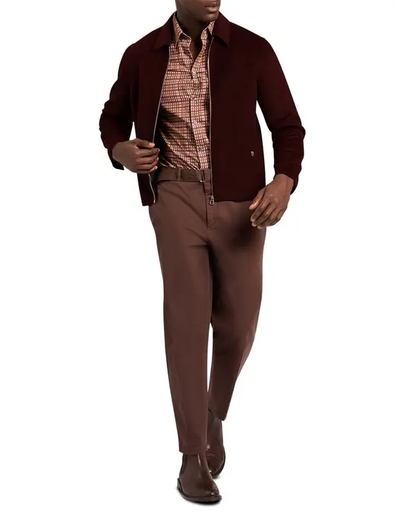 Ted Baker London Antwrp Splitable Wool Blend Harrington Jacket