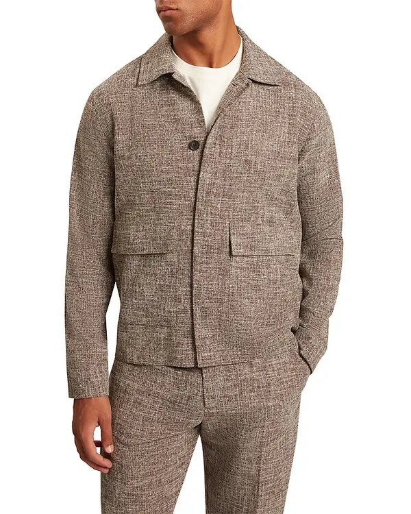 Ted Baker London Demarco Cross Hatch Overshirt