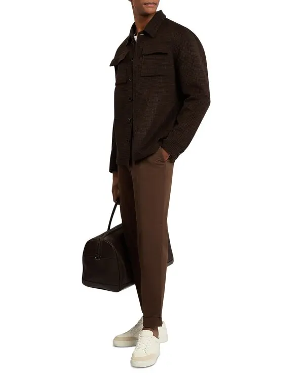 Ted Baker London Dortmun Splitable Wool Blend Trucker Overshirt