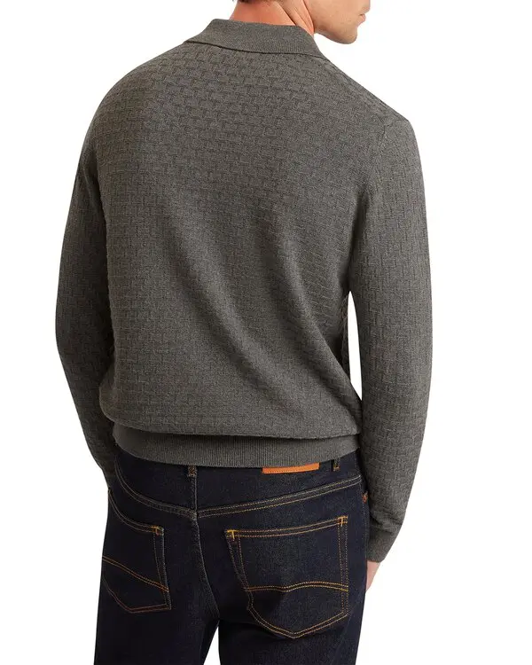 Ted Baker London Gaten Long Sleeve T Stitch Sweater Polo