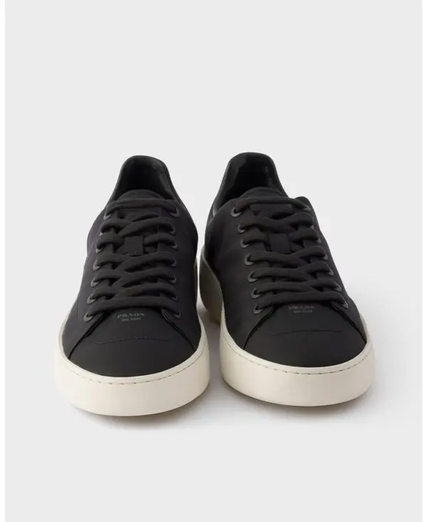 Prada Court Re-nylon Sneakers - Black