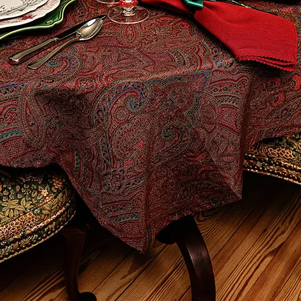 JULISKA Paisley Tablecloth, 120 X 60
