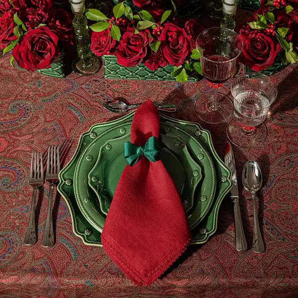 JULISKA Paisley Tablecloth, 120 X 60
