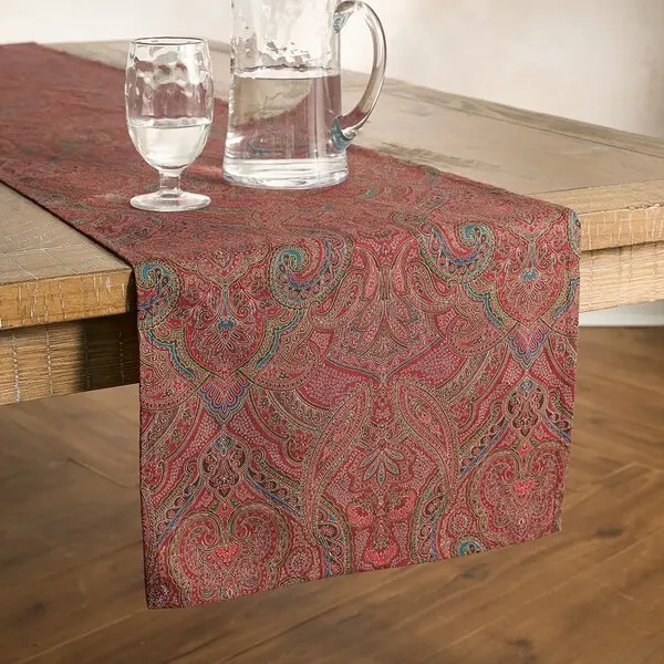 JULISKA Paisley Table Runner, 90 X 18