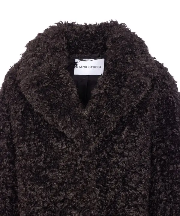 STAND STUDIO Camille Cocoon Long Sleeved Coat