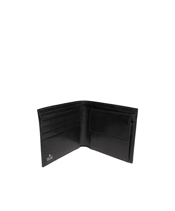 Gucci Web Card Slot Bi-fold Wallet