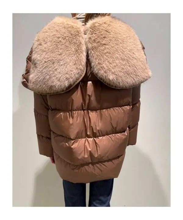 Max Mara Long-sleeved Cotton-padded Jacket