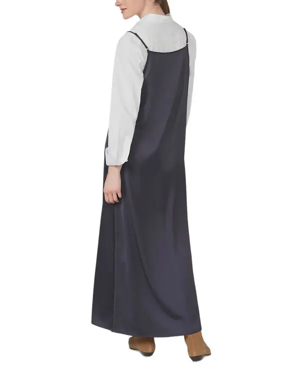 POINT Satin A Line Maxi Slip Dress