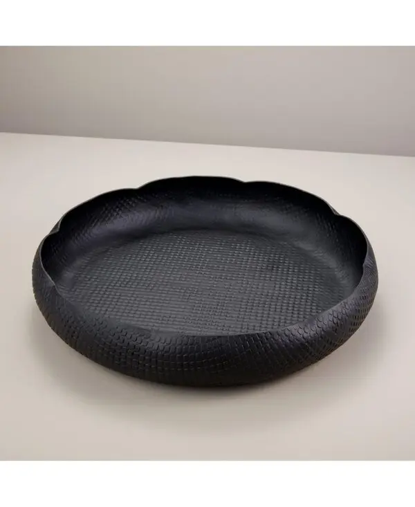 BE HOME Wallis Aluminum Low Bowl