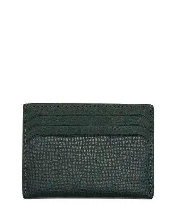 Tumi Textured Leather 6 Credit Card Slim Card Case