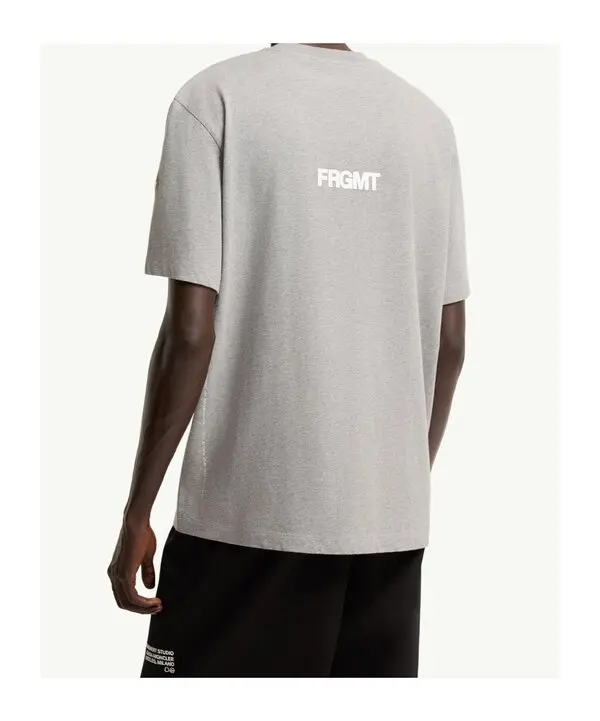 Moncler X Fragment Dog Printed Crewneck T-shirt - Grey