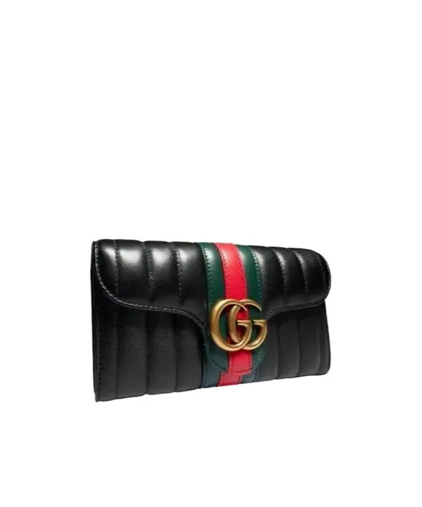 Gucci Gg Marmont Continental Wallet - Black