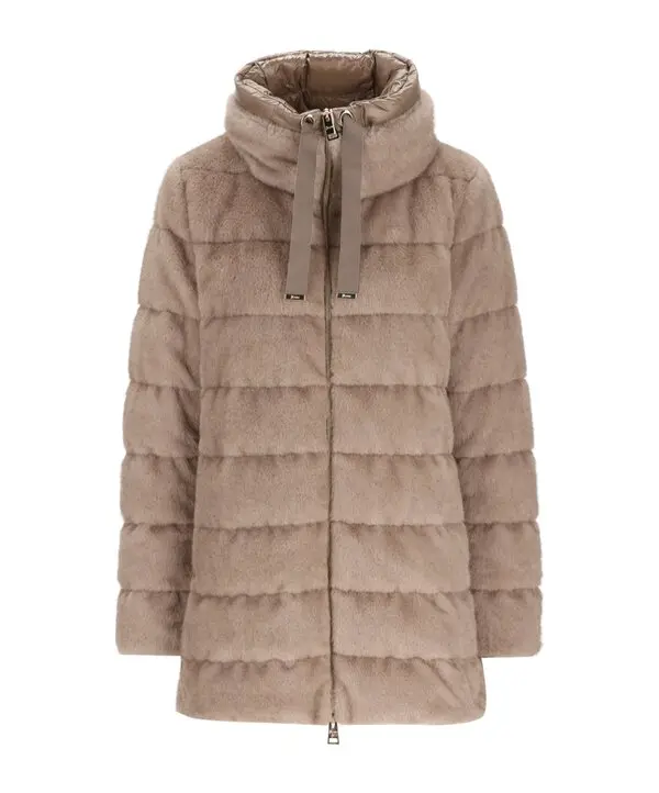 Herno Quilted Hooded Coat - No