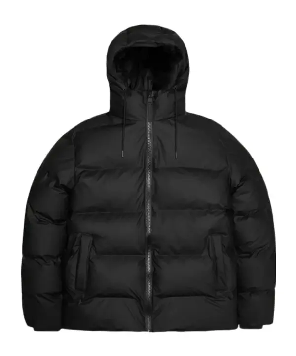 Rains Alta Drawstring Hooded Puffer Jacket