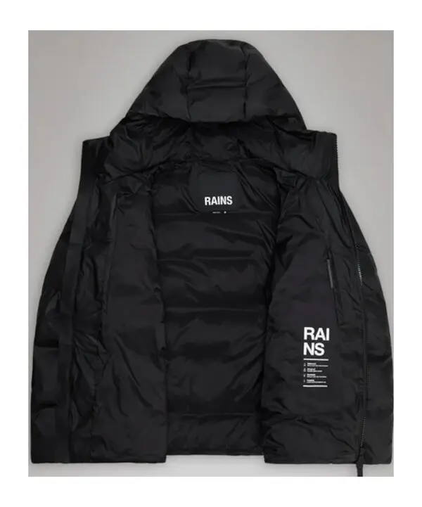 Rains Alta Drawstring Hooded Puffer Jacket