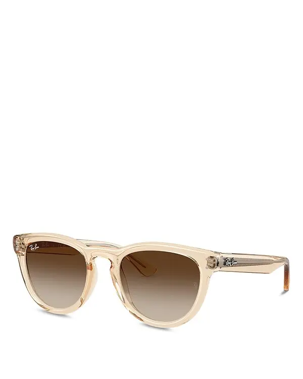 Ray-ban Round Sunglasses, 51mm - Brown