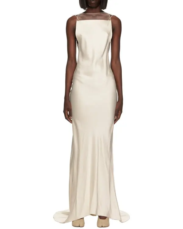 MAISON MARGIELA Hammered Satin Gown