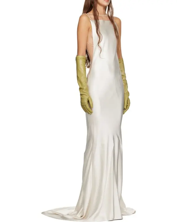 MAISON MARGIELA Hammered Satin Gown