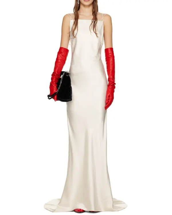 MAISON MARGIELA Hammered Satin Gown