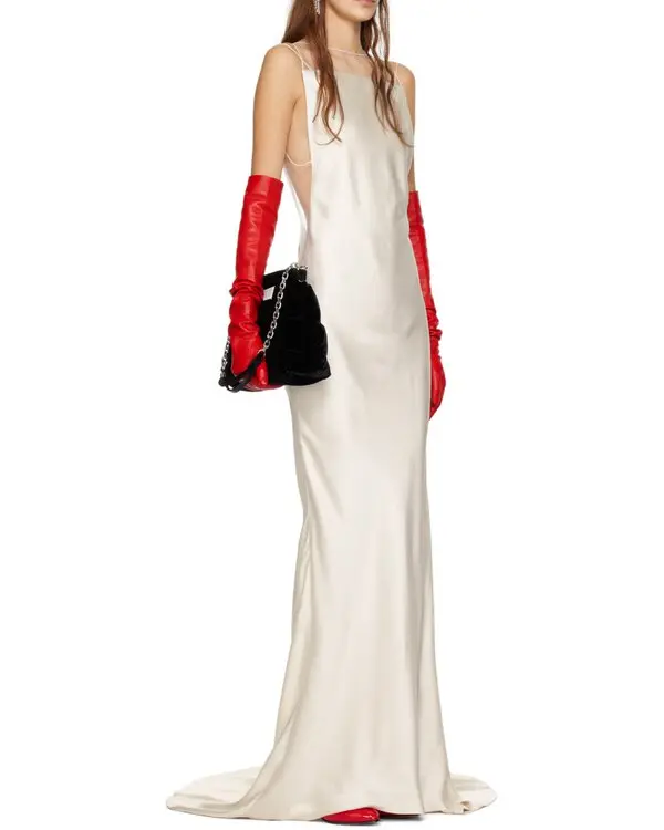 MAISON MARGIELA Hammered Satin Gown