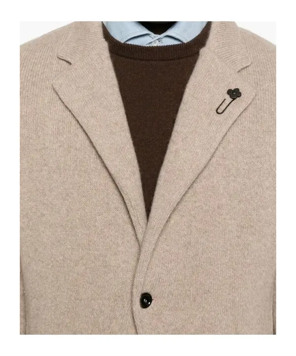 LARDINI Patch-pockets Buttoned Blazer