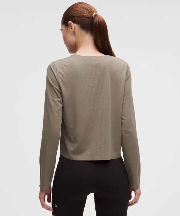 Lululemon Fast And Free Long-sleeve Shirt - Cypress Forest