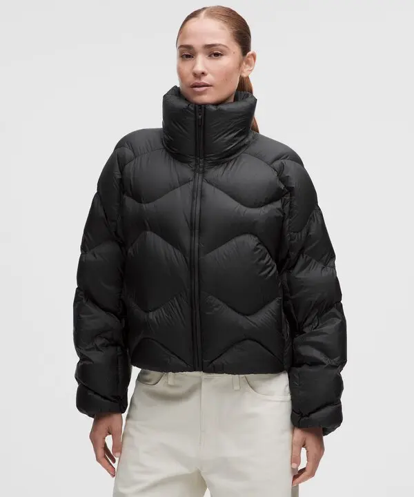 Lululemon Featherweight Cropped Quilted Puffer - Black
