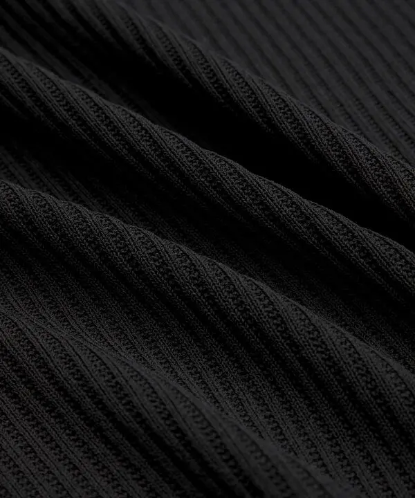 Lululemon Rib-knit Slim-fit Long-sleeve Shirt - Black