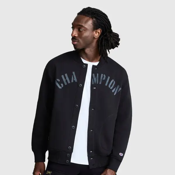 Champion Fleece Baseball Jacket