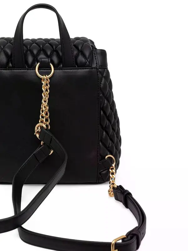 Moschino Quilted Logo-plaque Backpack