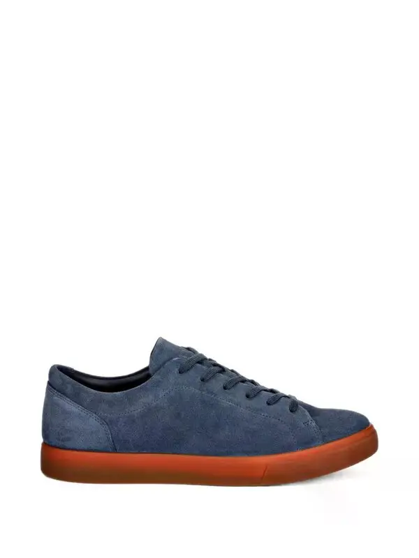 Ecco Soft 10 Suede Low-top Sneakers - Blue