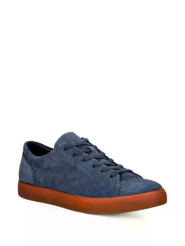 Ecco Soft 10 Suede Low-top Sneakers - Blue